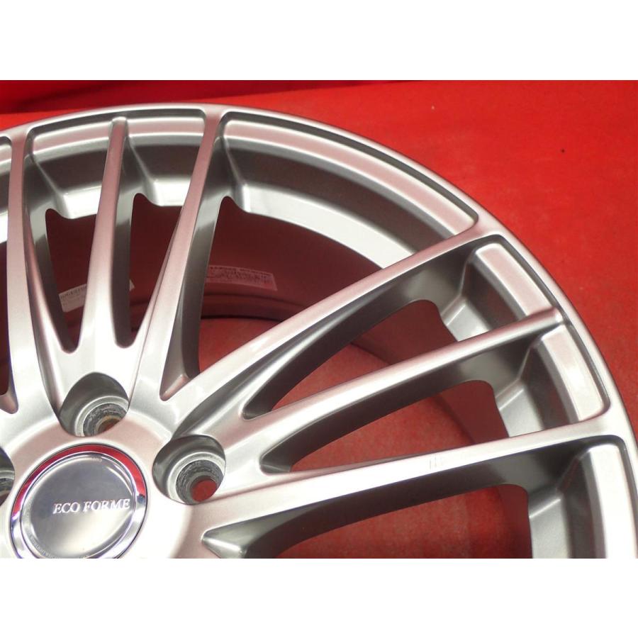 BRIDGESTONE ECO FORME エコフォルム SE-18 ホイール 4本 7J-17 PCD100 5穴 +53 ハブ73 インプレッサ エクシーガ レガシィ などに！ aa17 ...