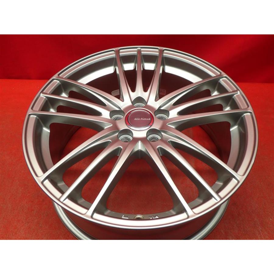 BRIDGESTONE ECO FORME エコフォルム SE-18 ホイール 4本 7J-17 PCD100 5穴 +53 ハブ73 インプレッサ エクシーガ レガシィ などに！ aa17 ...