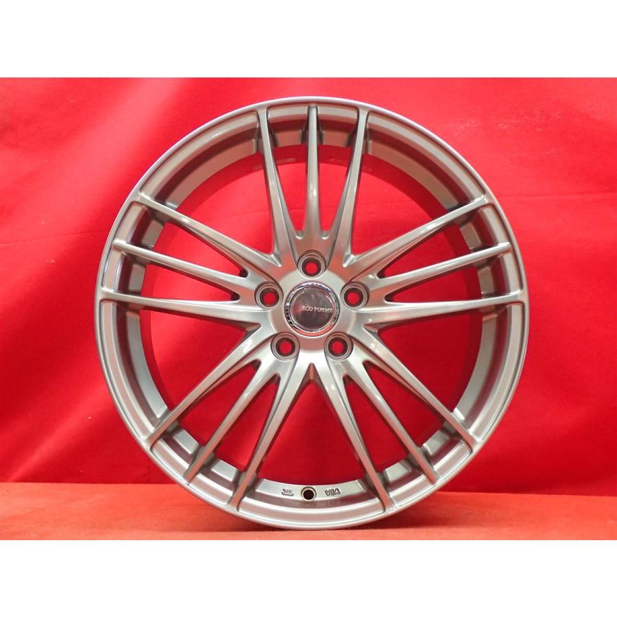 BRIDGESTONE ECO FORME エコフォルム SE-18 ホイール 4本 7J-17 PCD100 5穴 +53 ハブ73 インプレッサ エクシーガ レガシィ などに！ aa17 ...
