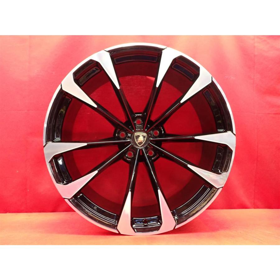 ITALY FORGED ALUMINUM WHEEL 鍛造 軽量 中古ホイール 4本 10/11.5J 23インチ PCD130 5穴 +28/+27 ハブ71.5 ランボルギーニ ウルス ...