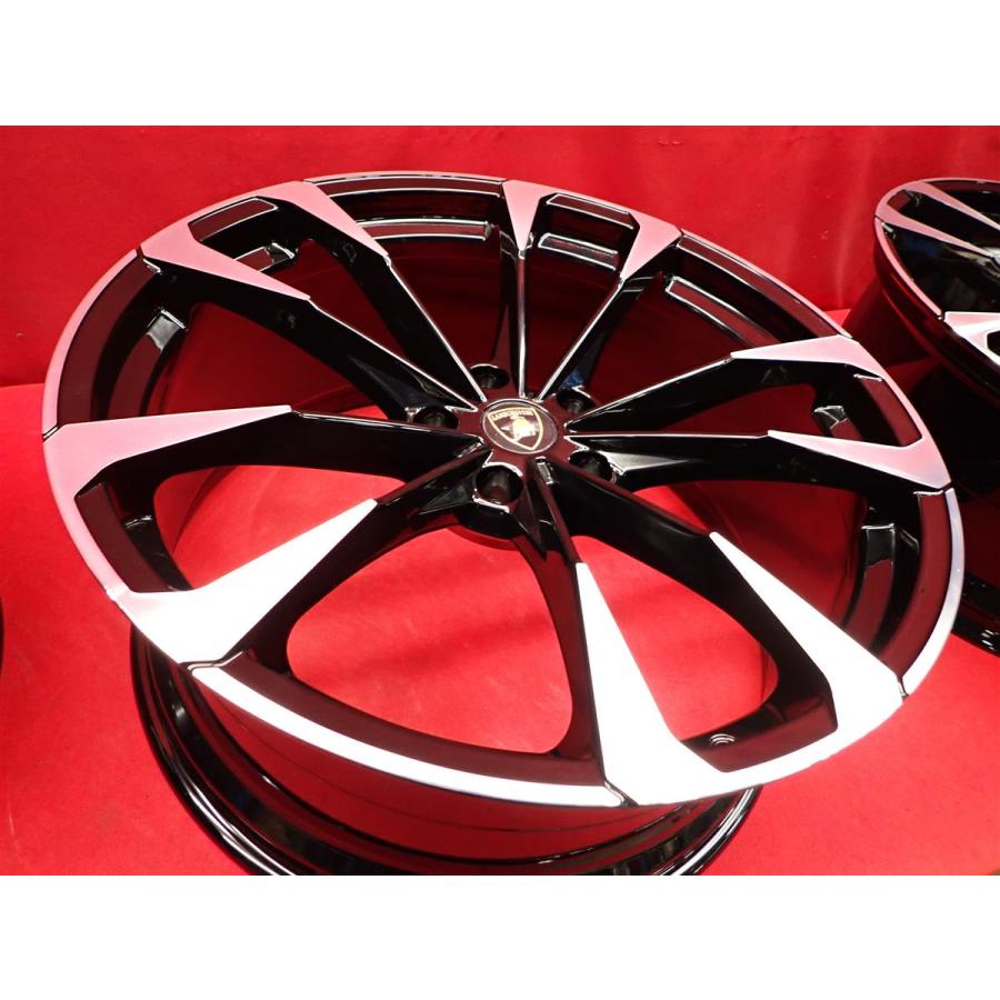 ITALY FORGED ALUMINUM WHEEL 鍛造 軽量 中古ホイール 4本 10/11.5J 23インチ PCD130 5穴 +28/+27 ハブ71.5 ランボルギーニ ウルス ...