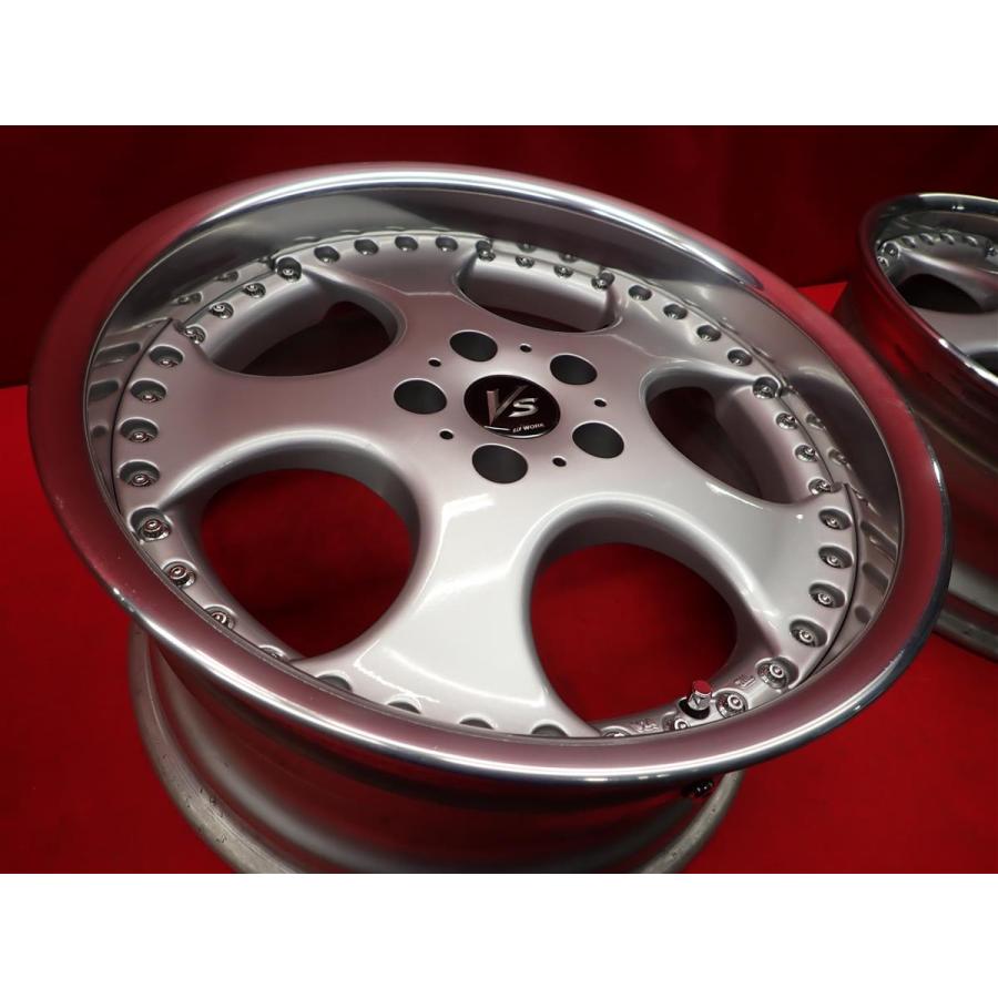 90's 希少 絶版 WORK VS SD 中古ホイール 4本 8/9J 18インチ 90's 希少 絶版 WORK VS SD 中古ホイール 4本 8/9J 18インチ