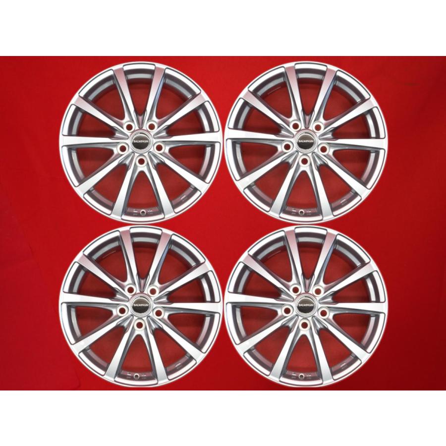 バルミナ BALMINUM LS10 中古ホイール 4本 6.5J 17インチ PCD114.3 5穴 +40 ハブ60 トヨタ車専用設計！プリウス60系 等へ aa17 : 太平タイヤ ...