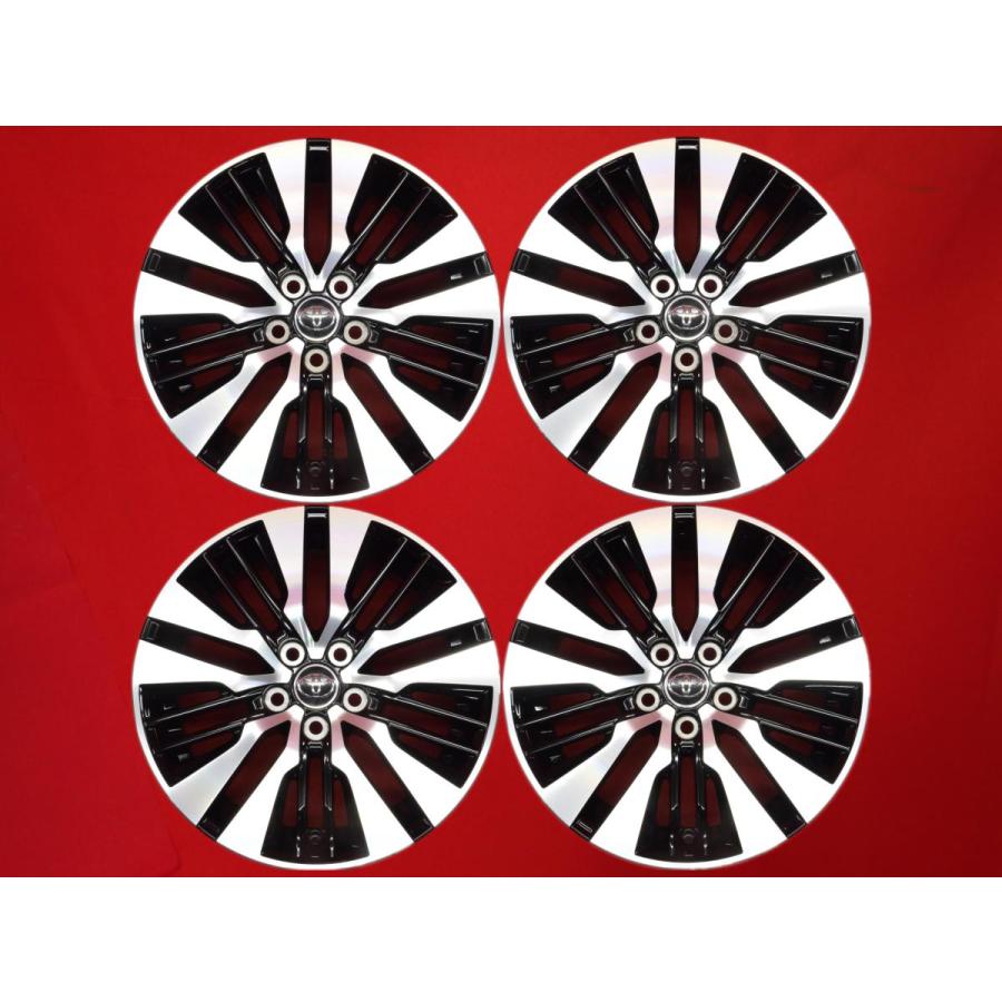 TOYOTA トヨタ アルファード ヴェルファイア 30/35W系 後期 SC/ZG 純正 中古ホイール 4本 7.5J 18インチ PCD114.3 5穴 +45 ハブ60 aa18 ...