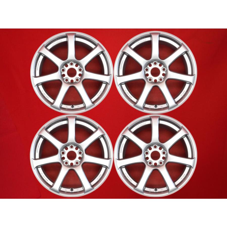 WORK ワーク エモーション XT7 中古ホイール 4本 8.5J 18インチ PCD114.3 5穴 +46 ハブ73 ビッグキャリパー対応 WRX 等へ aa18 : 太平タイヤ ...