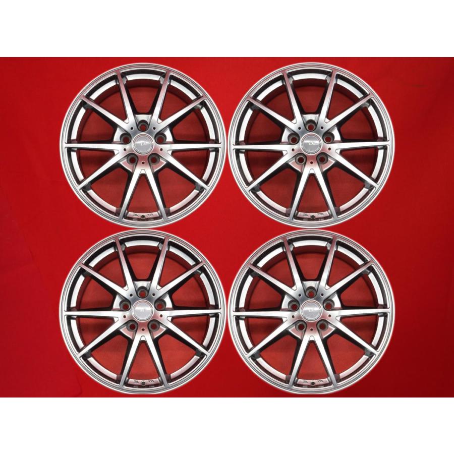 La-Strada ラ ストラーダ LF-SPORT LFII 中古ホイール 4本 8J 18インチ PCD114.3 5穴 +33 ハブ60 ...