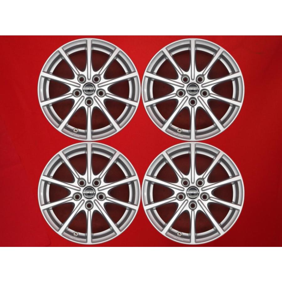 BORBET ボルベット type BL5 ホイール 16インチ 4本 7J-16 PCD112 5穴 +37 専用ハブリングφ72.5→ ...