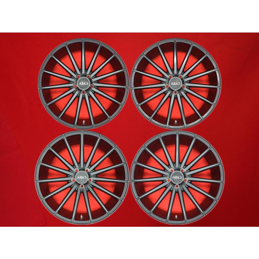 AZAD AW48 ホイール 4本 9/10.5J-22 PCD120 5穴 +30/+35 ハブ72.5 ビッグキャリパー対応 BMW 7 ...