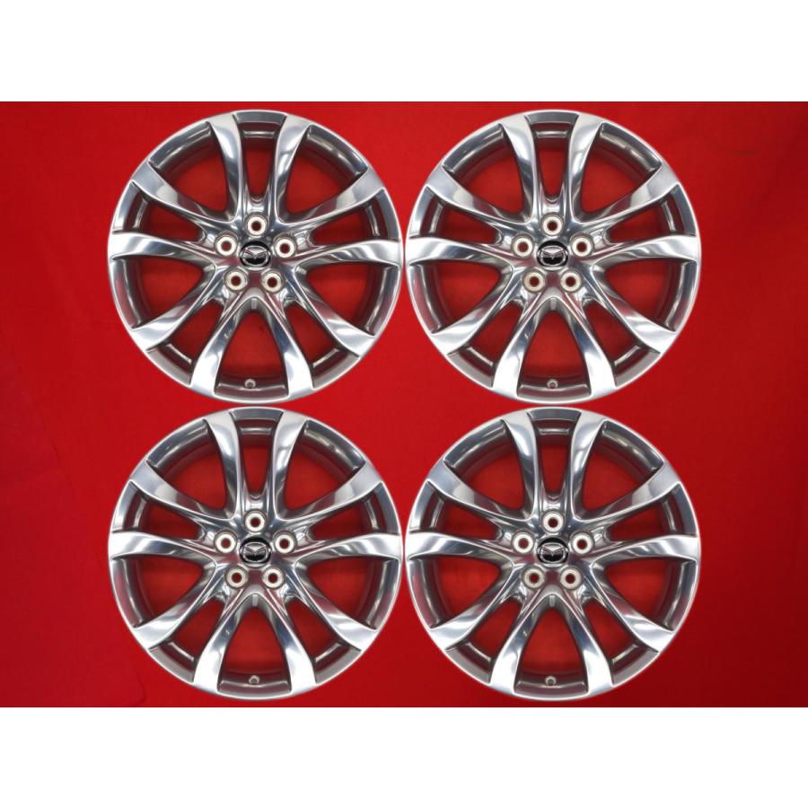 MAZDA マツダ アテンザ GJ系 純正 5スポーク 19インチ ホイール 4本 7.5J-19 PCD114.3 5穴 +45 ハブ67 ...