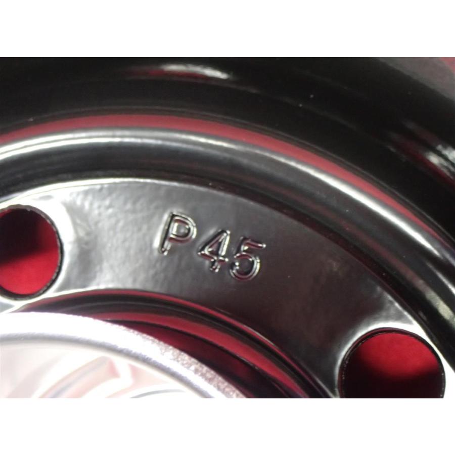 TTD スチール (RED&BLUEライン有) ホイール 4本 5.5J-14 PCD114.3 5穴 +45 ハブ84 タウンエースバン S403/413 専用 aa14 : 太平タイヤ ...