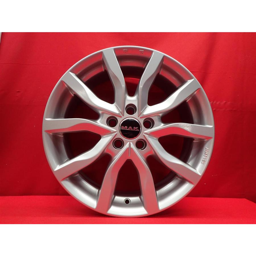 MAK マック HIGHLANDS ハイランズ 中古ホイール 4本 7J 17インチ PCD108 5穴 +45 ハブ63 KBA49717 レンジローバー イヴォーク 等へ aa17 ...