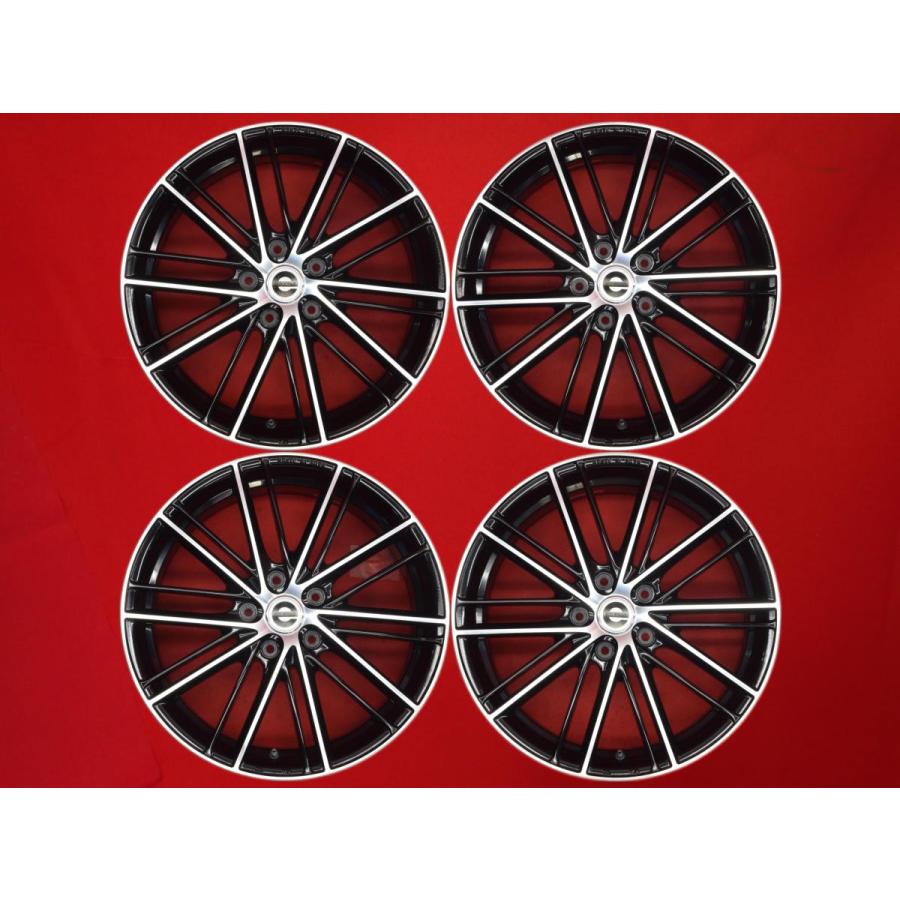 フォーミング製法 軽量 ECOFORME エコフォルム CRS111 5H 中古ホイール 4本 7J 18インチ PCD114.3 5穴 +53 ハブ73 エスクァイア 等へ aa18 ...