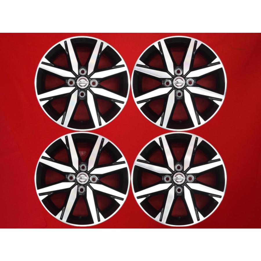 NISSAN デイズ ルークス B21A ハイウェイスターX G パッケージ ターボ 純正 中古ホイール 4本 4.5J 15インチ PCD100 4穴 +46 ハブ56 aa15 ...