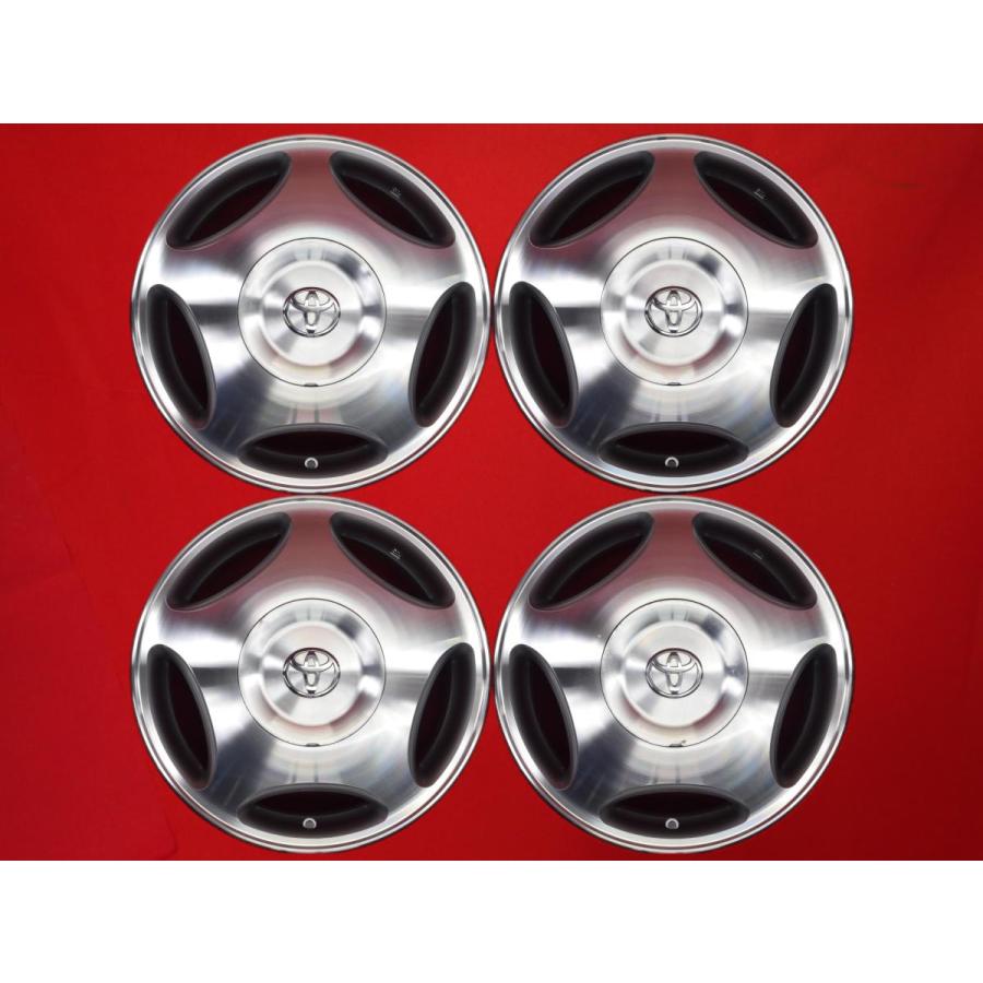 TOYOTA トヨタ セルシオ F20系 後期 純正 中古ホイール 4本 7J 16インチ PCD114.3 5穴 +45 ハブ60 aa16 ...