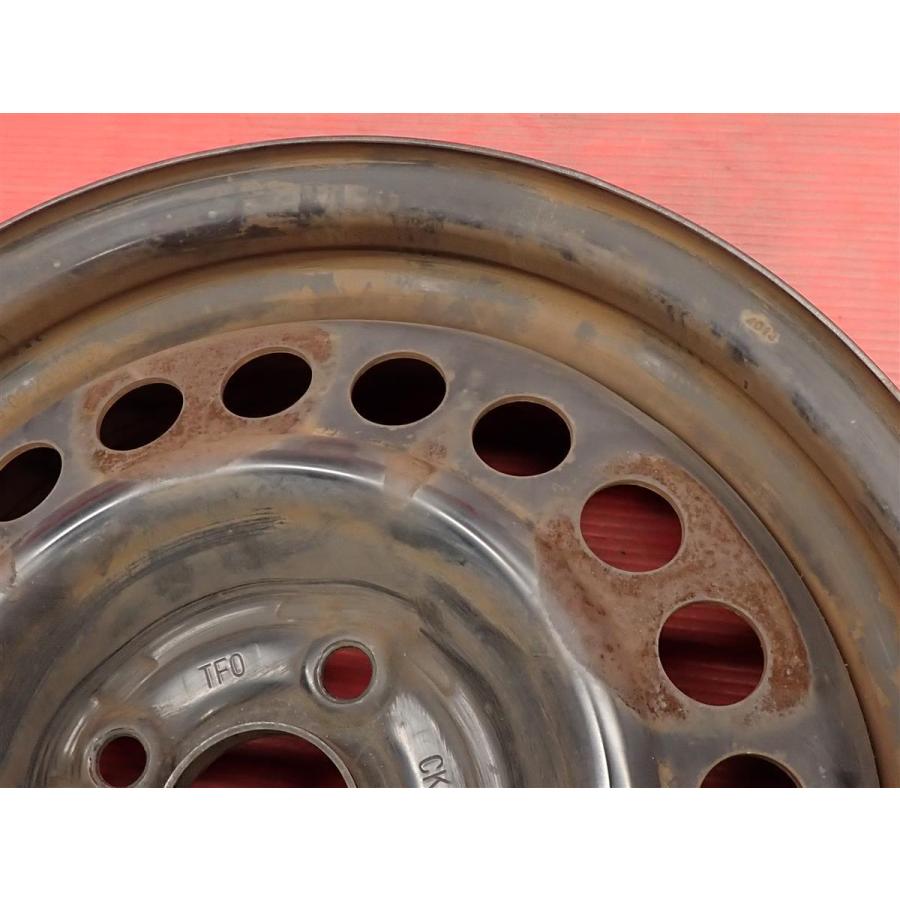 【激安 中古 単品1本】 ホンダ インサイト ZE2系 純正 スチールホイール 鉄ホイール 鉄チン 15インチ 5.5J +45 PCD100 4穴 ハブ径Φ56 cc15 ...