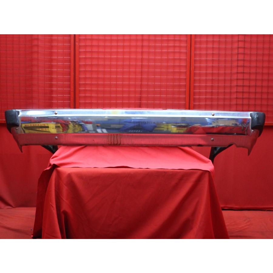 ★TOYOTA CROWN クラウン MS100 MS105 トヨタ純正 リアバンパー アイアン クローム メッキ！ジャンク！高速有鉛★ ...