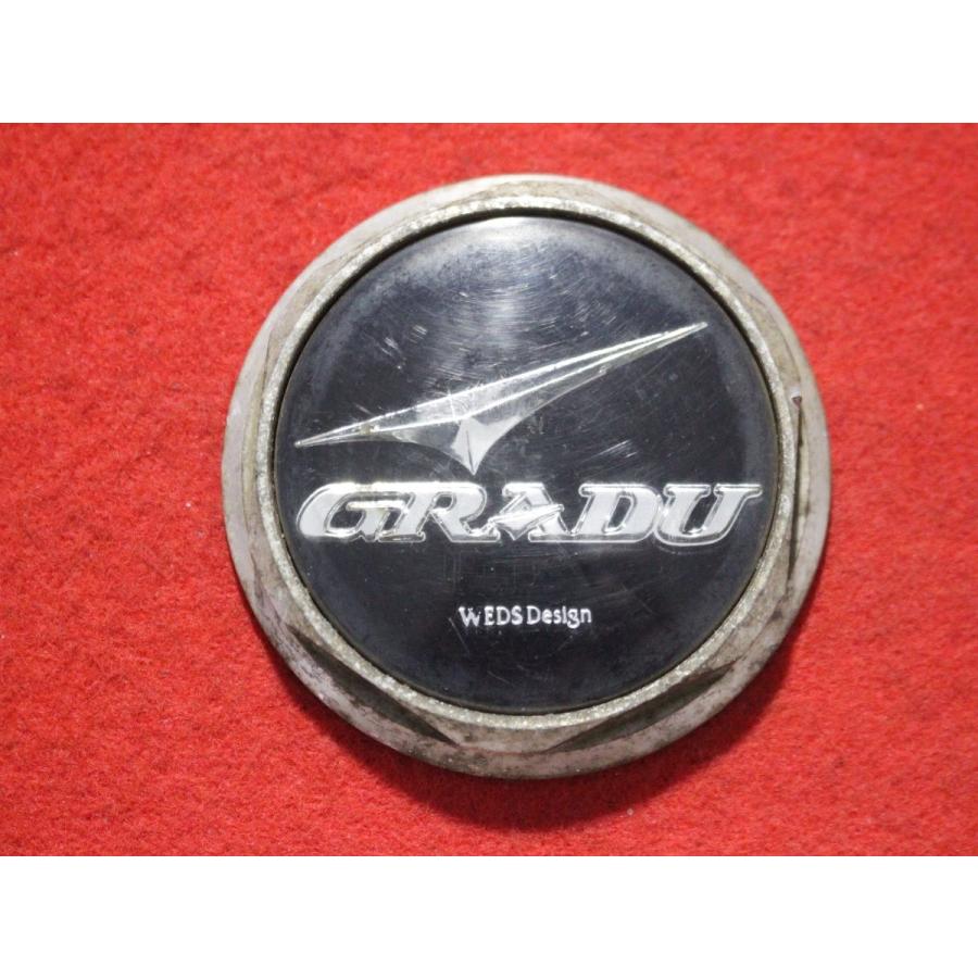 1枚 GRADU WEDS Design 社外 中古 ホイール センターキャップ センターカバー エンブレム オーナメント cap : 太平 ...