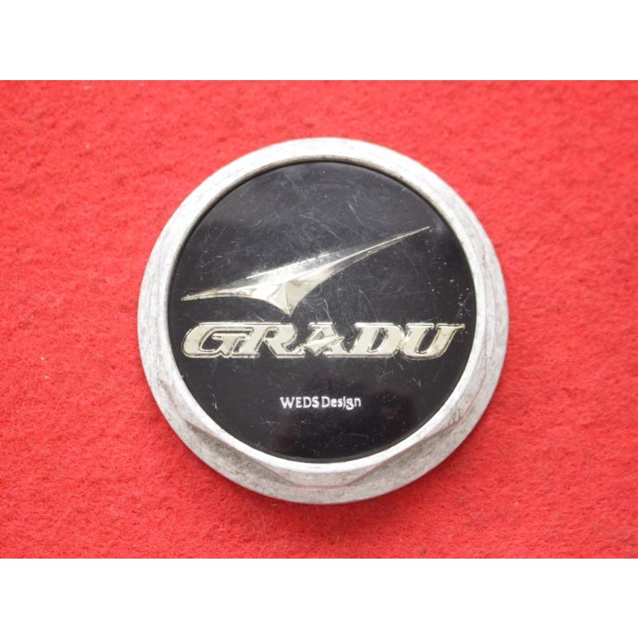 1枚 GRADU WEDS Design 社外 中古 ホイール センターキャップ センターカバー エンブレム オーナメント cap : 太平 ...