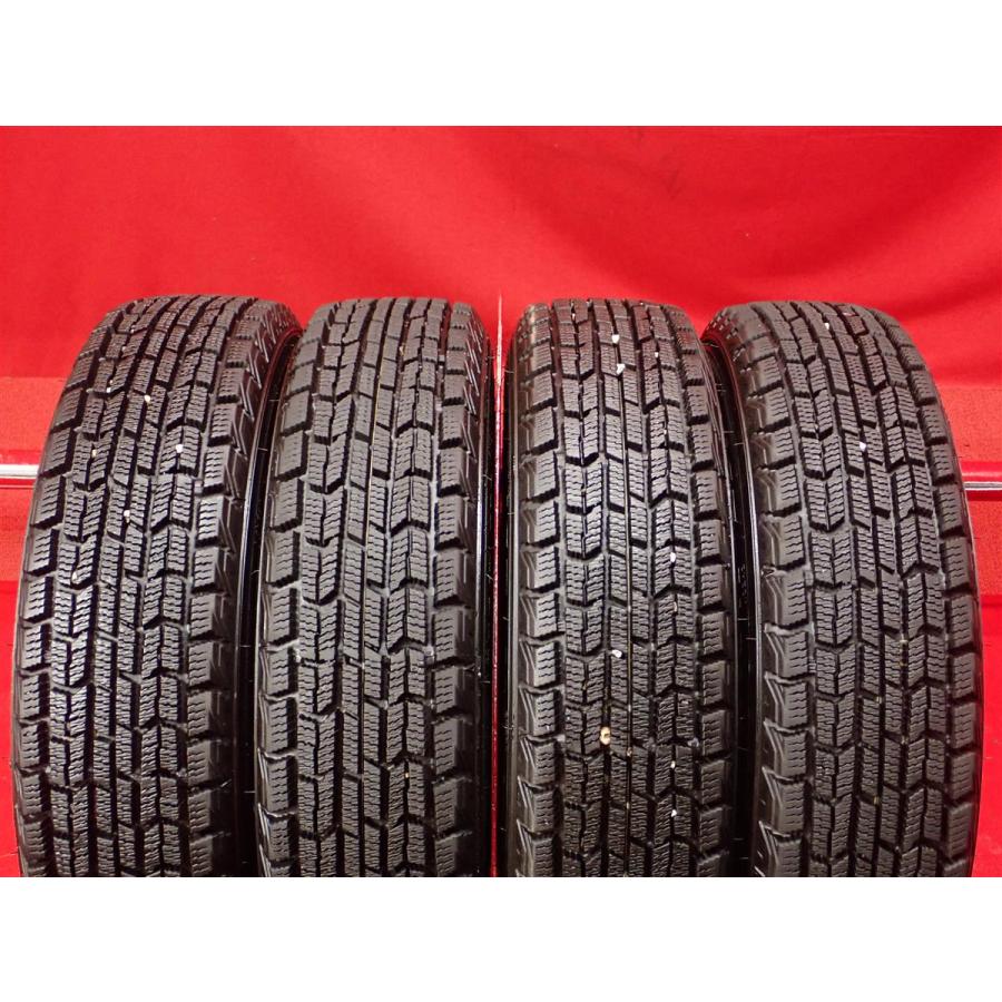 【バリ溝 希少サイズ】135/80R12 68Q 冬用 スタッドレスタイヤ 4本セット 《グッドイヤー アイスナビ ゼア》 9.5分山 ...
