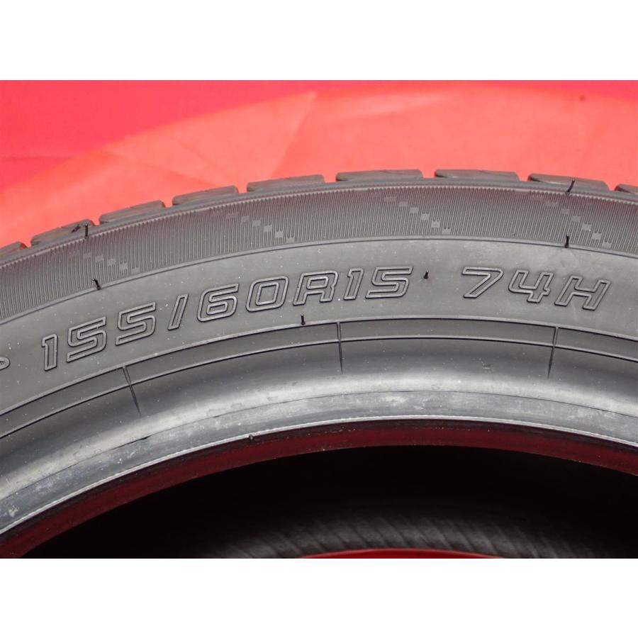 中古タイヤ 155/60R15 74H 4本セット ダンロップ エナセーブ EC204 DUNLOP ENASAVE EC204 10分山 R2 ミラ トコット R1 : t051106208 ...