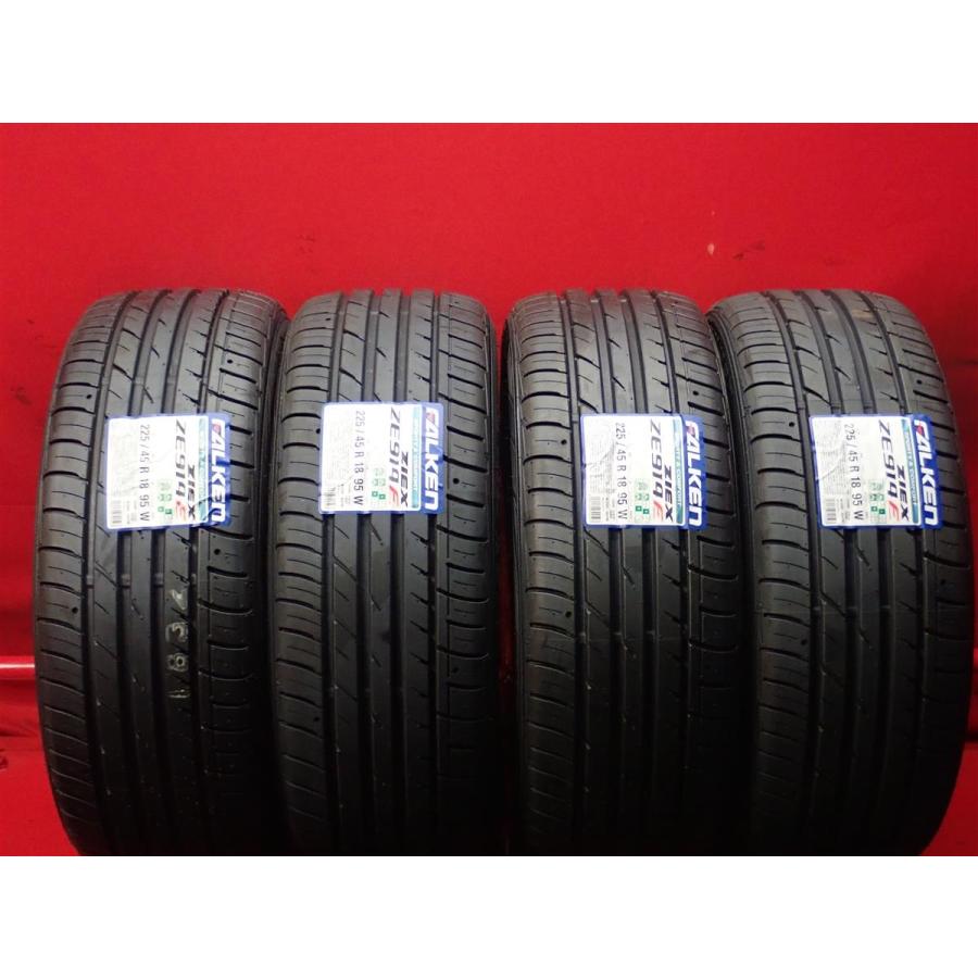 新品タイヤ [225/45R18 95W] 4本セット [ファルケン ジークスZE914F] クラウン マークX HS250h オデッセイ RX-8 レヴォーグ レガシィ n18 ...