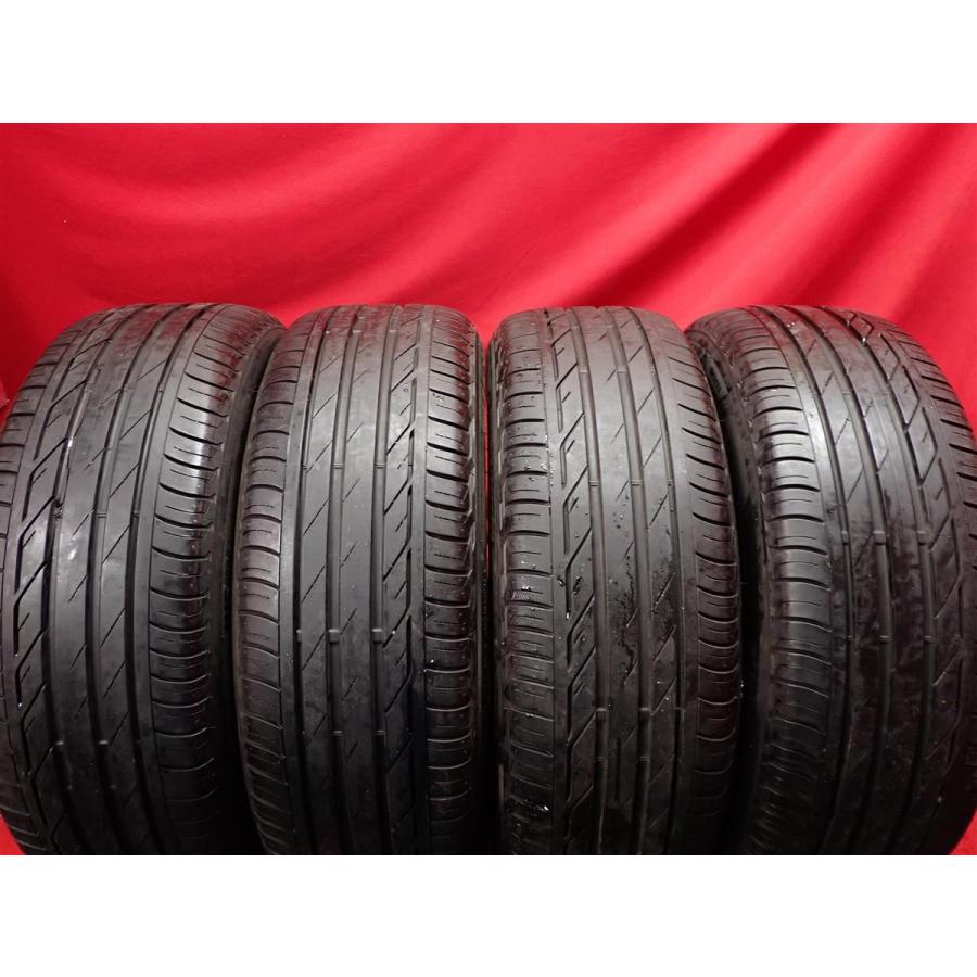 中古タイヤ 205/55R17 91W 4本セット ブリヂストン トランザ T001 BRIDGESTONE TURANZA 8分山★n17 ...