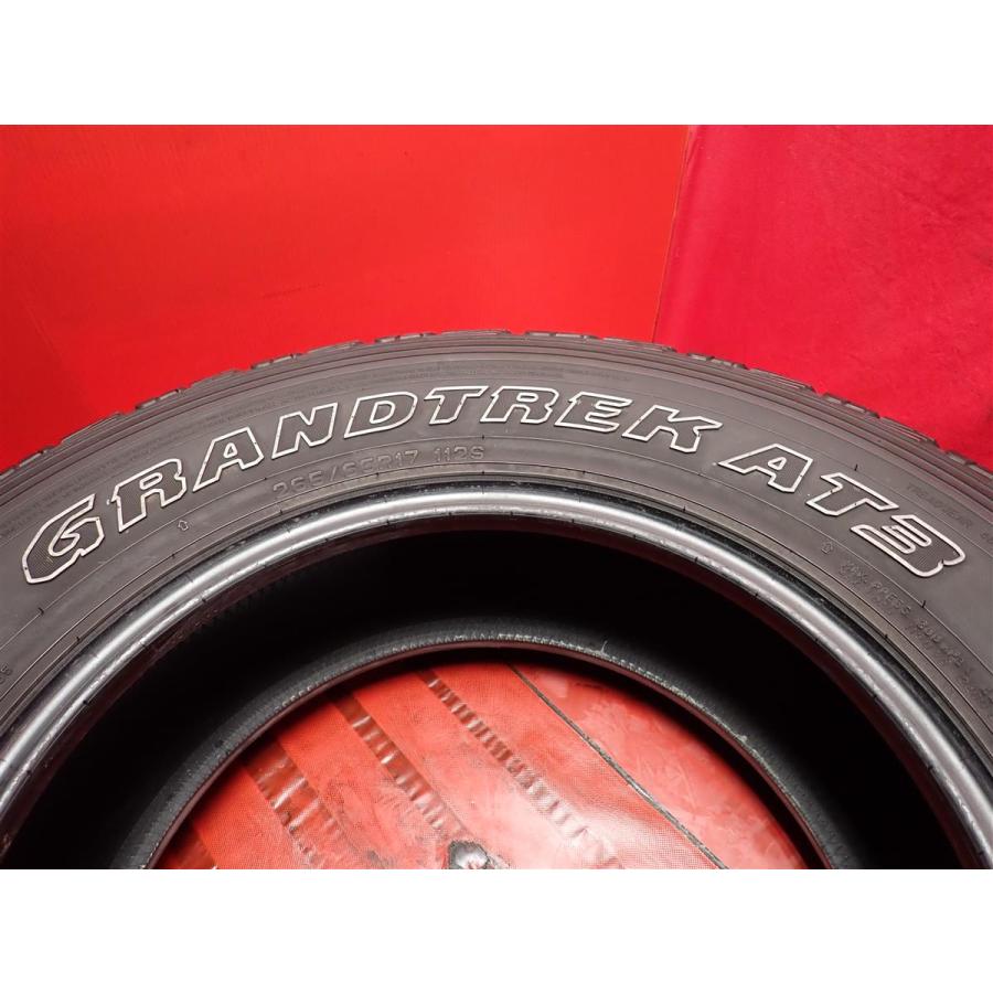 タイヤ4本 《 ダンロップ 》 グラントレック AT3 [ 265/65R17 112S ] 5.5/4.5分山★ サーフ プラド パジェロ n17 : t053707995 : 太平タイヤ ...