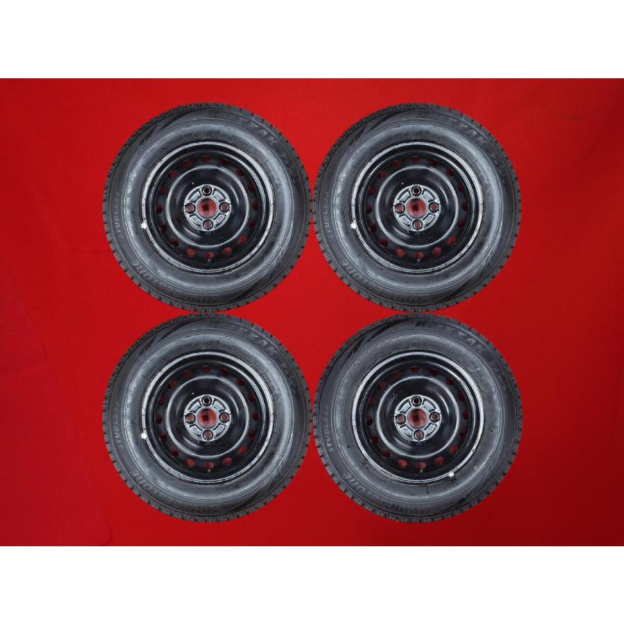 【激安 4本SET】BS ブリザック VRX [185/70R14 88Q] スチールホイール [5.5J +40 PCD100] 120系カローラ フィールダー ランクス 等 stwt14 ...