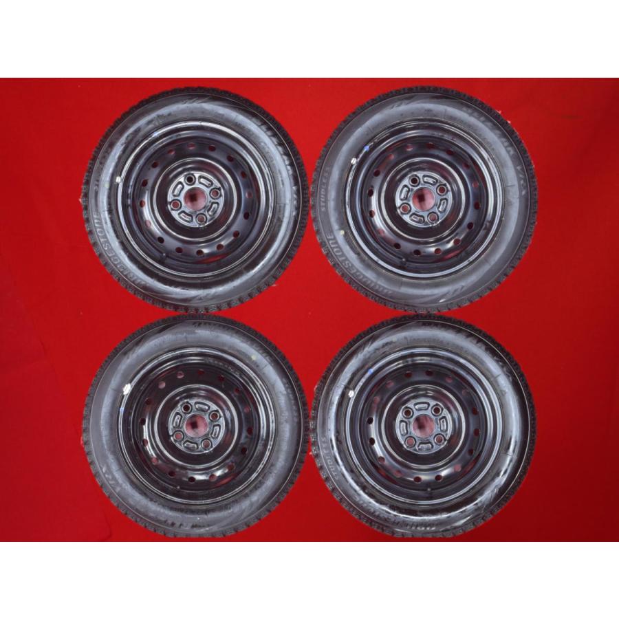 【激安 4本SET】ワゴンR/MH35S系 スペーシア/MK53S 鉄ホイール [4.5J +45 PCD100] ブリヂストン ブリザック VRX [155/65R14 75Q ...