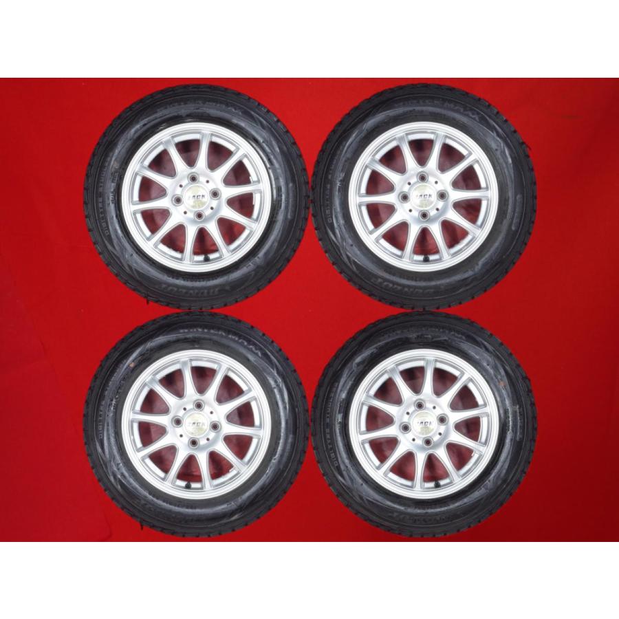 【激安 4本SET】ダンロップ ウィンターマックス WM01 [185/70R14 88Q] 10スポーク [5.5J +40 PCD100] E12ノート 120系カローラ 等 stwt14 ...