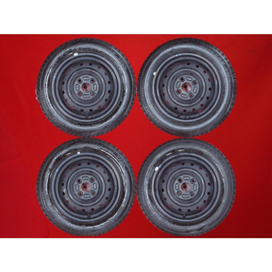 【激安 4本SET】ワゴンR/MH35S系 スペーシア/MK53S 純正 鉄ホイール [4.5J +45 PCD100] ブリヂストン ブリザック VRX [155/65R14] stwt14 ...