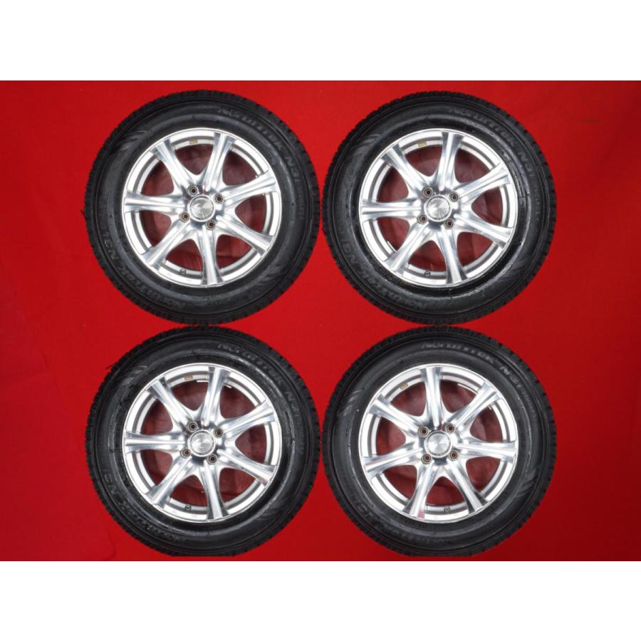 スタッドレス + ホイール 4本セット [7スポークタイプ1P+ オートバックス ノーストレックN3i 195/65R15] 9分山★ ノートオーラ stwt15 : 太平タイヤ Yahoo ...