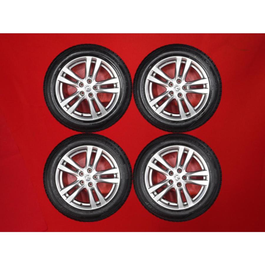 【激安 4本SET】エルグランド E52 ハイウェイスター 純正 [7.5J +55 PCD114.3] ダンロップ ウィンターマックス02 [225/55R18 98Q] stwt18 ...