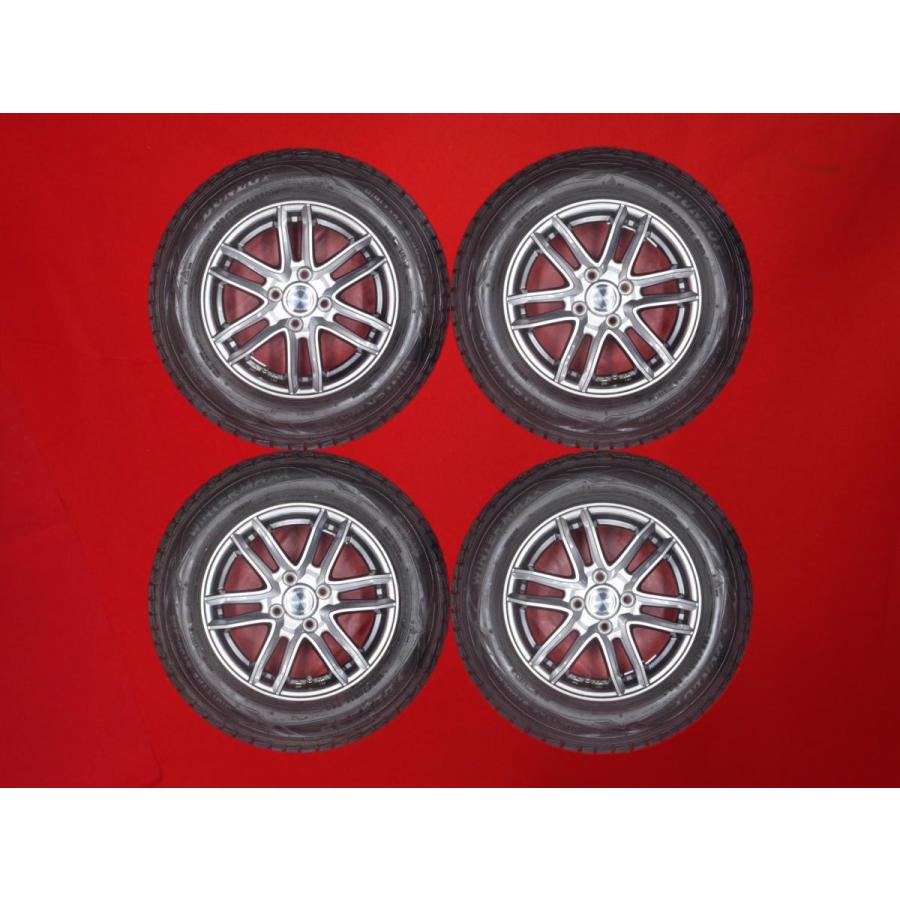 【激安 4本SET】ダンロップ ウィンターマックス WM01 [185/70R14 88Q] 6Wスポーク [5.5J +38 PCD100] E12ノート 120系カローラ 等 stwt14 ...