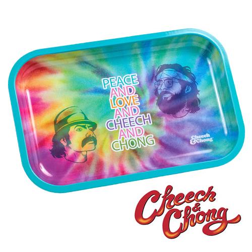 タバコトレイ 「Cheech & Chong Peace Love Rollin Tray (50周年記念 チーチ&チョン ピース&ラブ ...