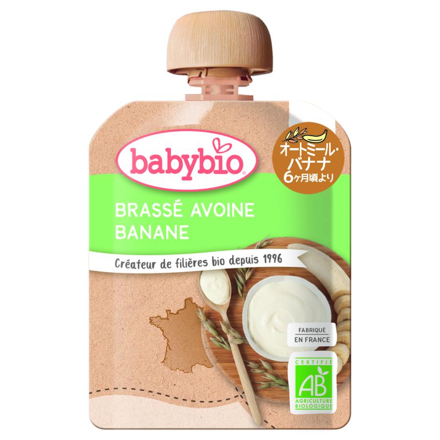 baby bio 有機ベビースムージー(オートミール・バナナ)85g※5個※メール便送料込み : 自然食品のたいよう - 通販 - Yahoo!ショッピング