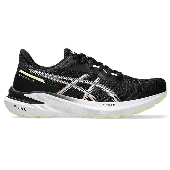 ASICS asics アシックス ランニングシューズ GT-1000 13 レディース STANDARD ブラック／ブリーズ ジョギング マラソン 1012B663.006 : 太陽スポーツ ...