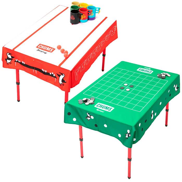 CHUMS チャムス Party Game Table Cloth パーティゲームテーブルクロス Beer Pong オセロ 撥水加工 ...