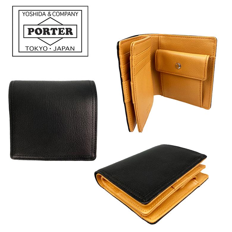 DOUBLE（PORTER） ポーター ダブル ウォレット 129-06012 PORTER DOUBLE 二つ折り財布 送料無料 ラッピング ...