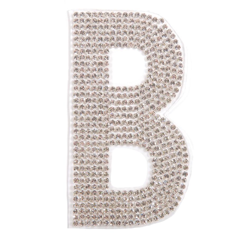 アイロンワッペン ラインストーン アイロン接着 アップリケ アルファベット イニシャル 頭文字 お名前 目印 キラキラ 大きめ : 0000-4 : ハイランド - 通販 - Yahoo!ショッピング