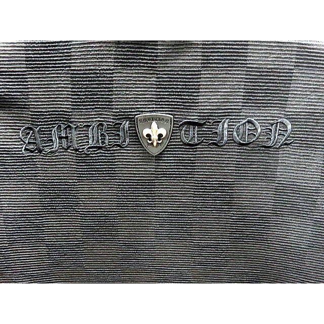 Be Ambition 半袖Tシャツ 百合ワッペン＆ロゴ刺繍 ビーアンビション