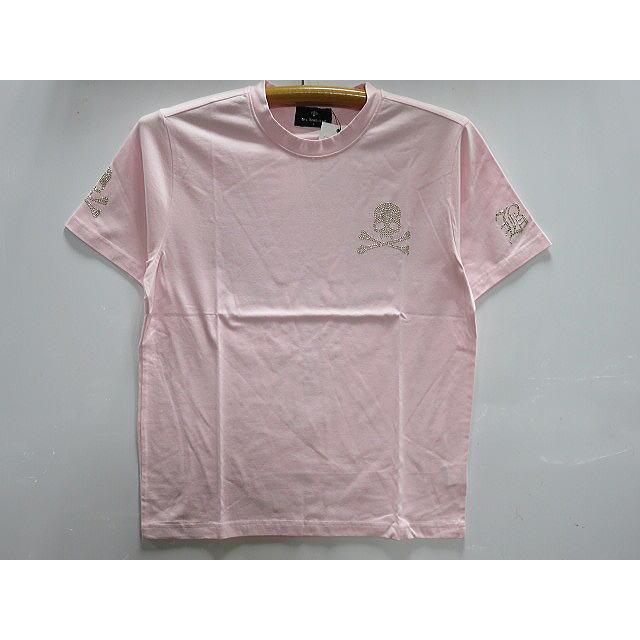 BE AMBITION ラインストーン スカルクロス 半袖Tシャツ ビー