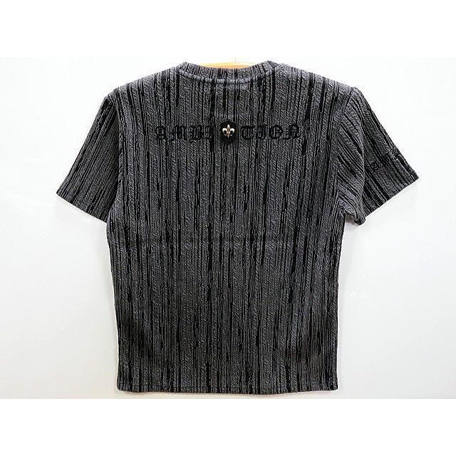 Be Ambition 半袖Tシャツ 百合ワッペン ロゴ刺繍 ビーアンビシ