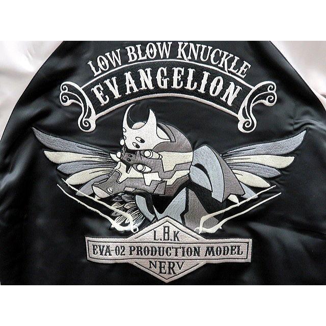 エヴァンゲリオン×LOW BLOW KNUCKLE コラボ ウイング弐号機 スカジャン