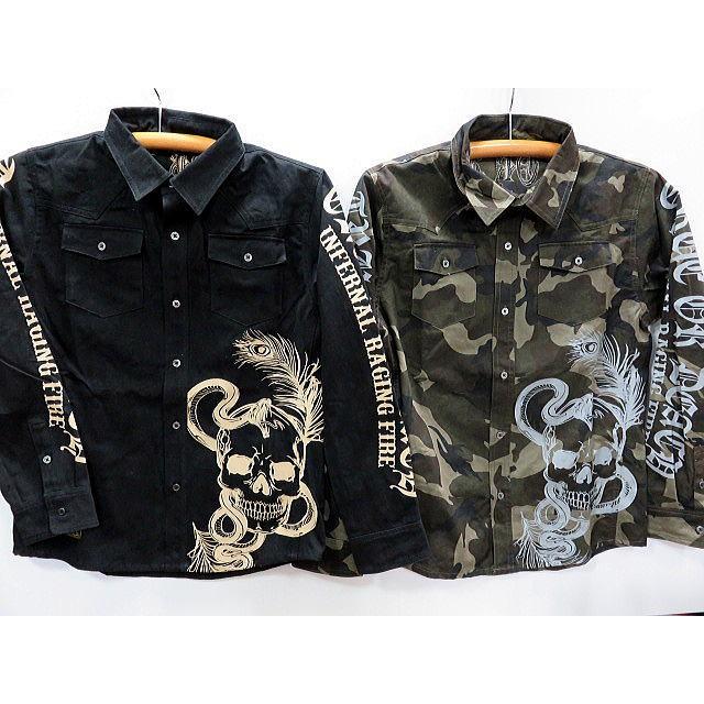 Flag Staff X Bright Gemstones ツイルシャツ フラッグスタッフ