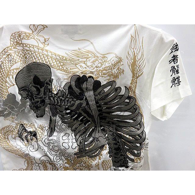 絡繰魂  和柄　半袖Tシャツ　餓者髑髏　ガシャドクロ　カラクリ魂 絡繰魂 和柄 半袖Tシャツ 餓者髑髏 ガシャドクロ カラクリ魂