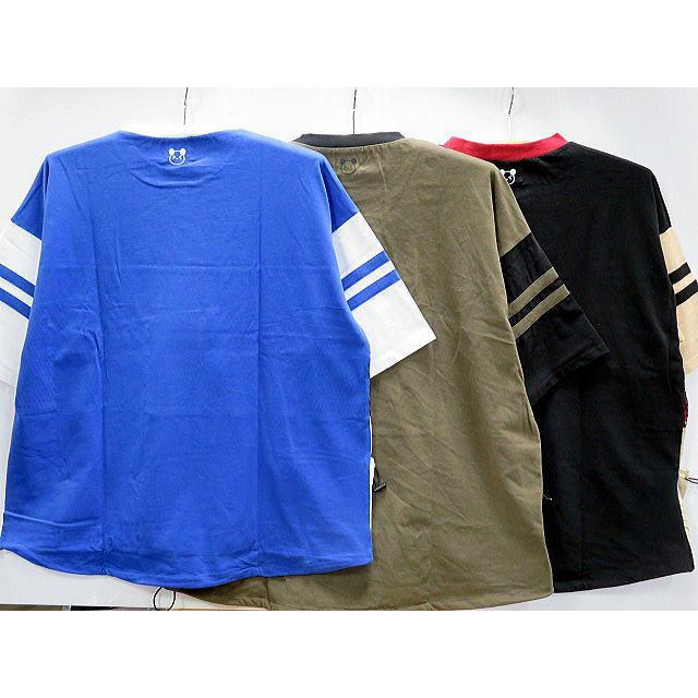 大きいサイズ PANDIESTA JAPAN メッシュ切替 半袖BIGTシャツ パンディ