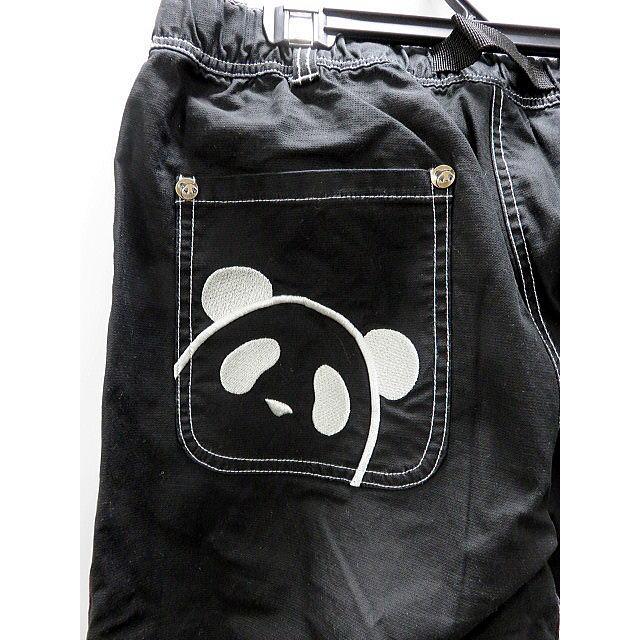 PANDIESTA JAPAN ストレッチツイルパンツ パンダ刺繍 パンディエスタ