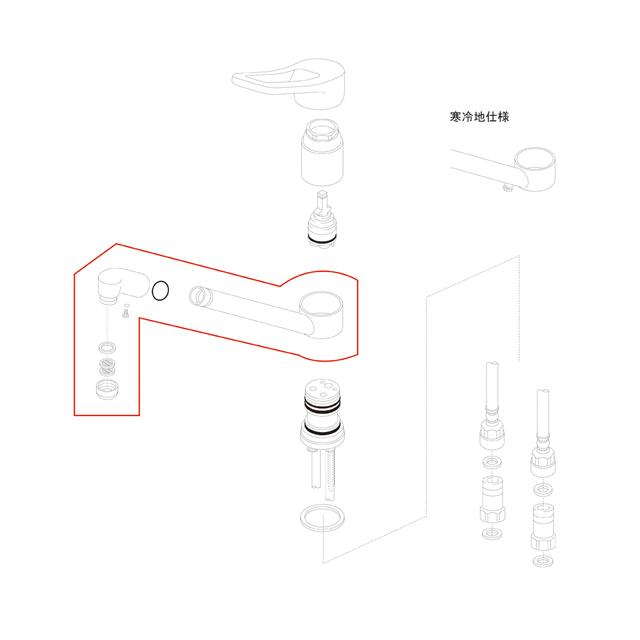 タカギ 交換用部品 JMB001 吐水パイプ JM99103 takagi 公式 : タカギ公式 Yahoo!ショッピング店 - 通販 - Yahoo!ショッピング