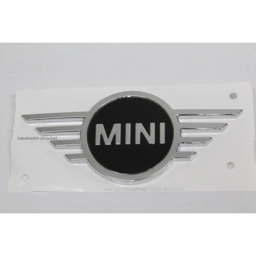 2018年〜 BMW MINI純正 ボンネットエンブレム ミニ F57 (コンバーチブル) 51149447805（51147481905 ...